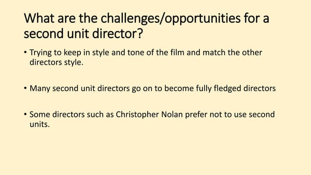 Film units and crew | PPTX