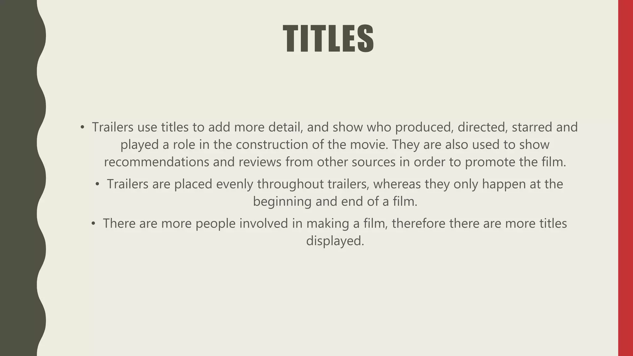 Film vs trailer | PPTX