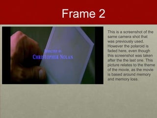 Film Noir 9 Frame Analysis | PPTX