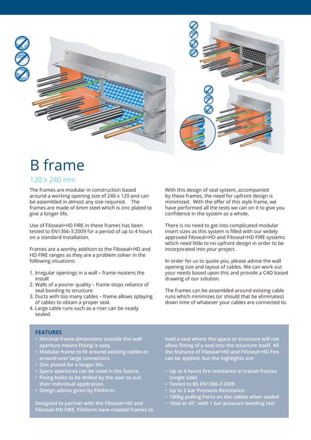 Filoform Duct Sealing Brochure | PDF