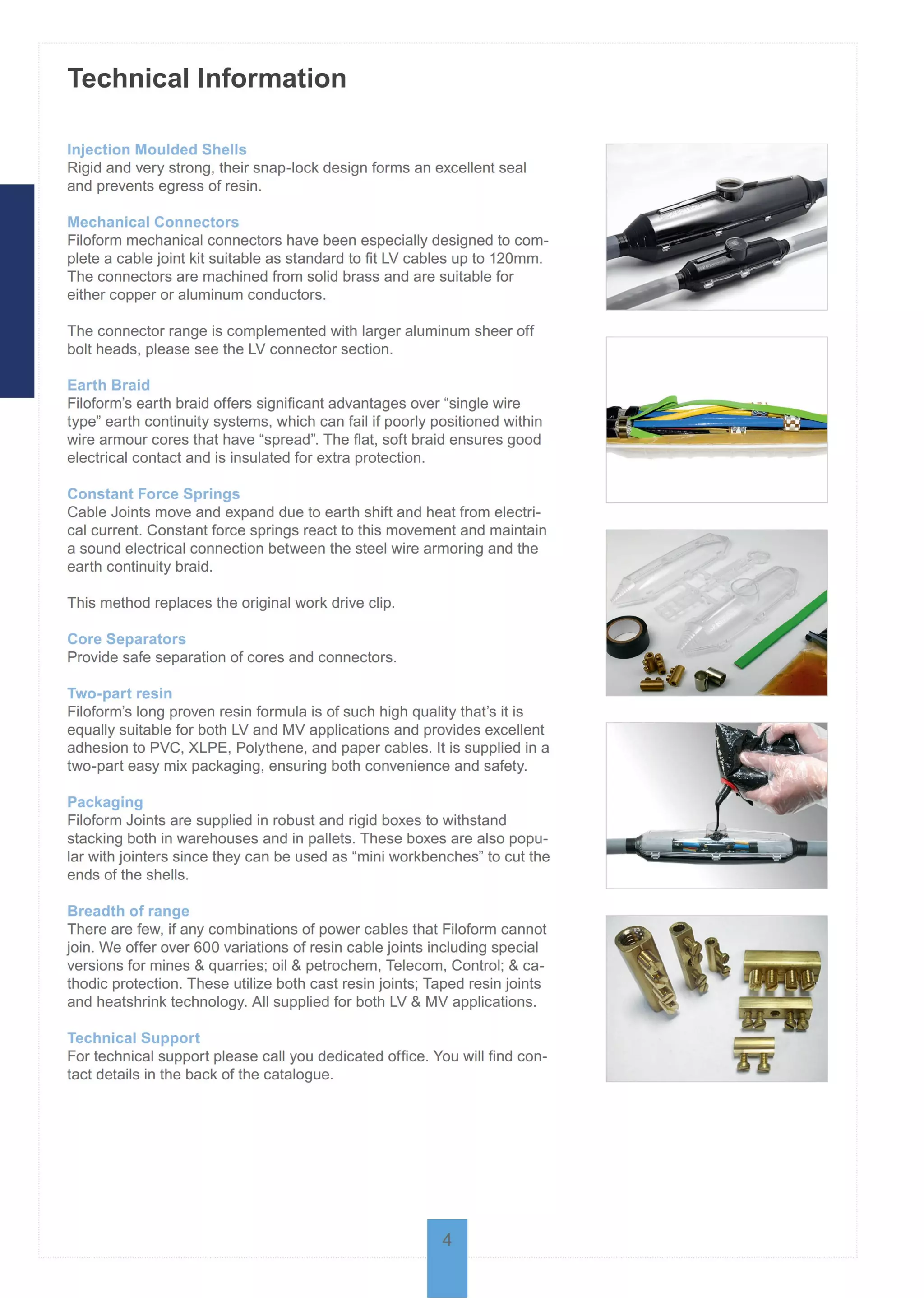 Filoform Cable Joints - Cast Resin Cable Jointing Kits | PDF