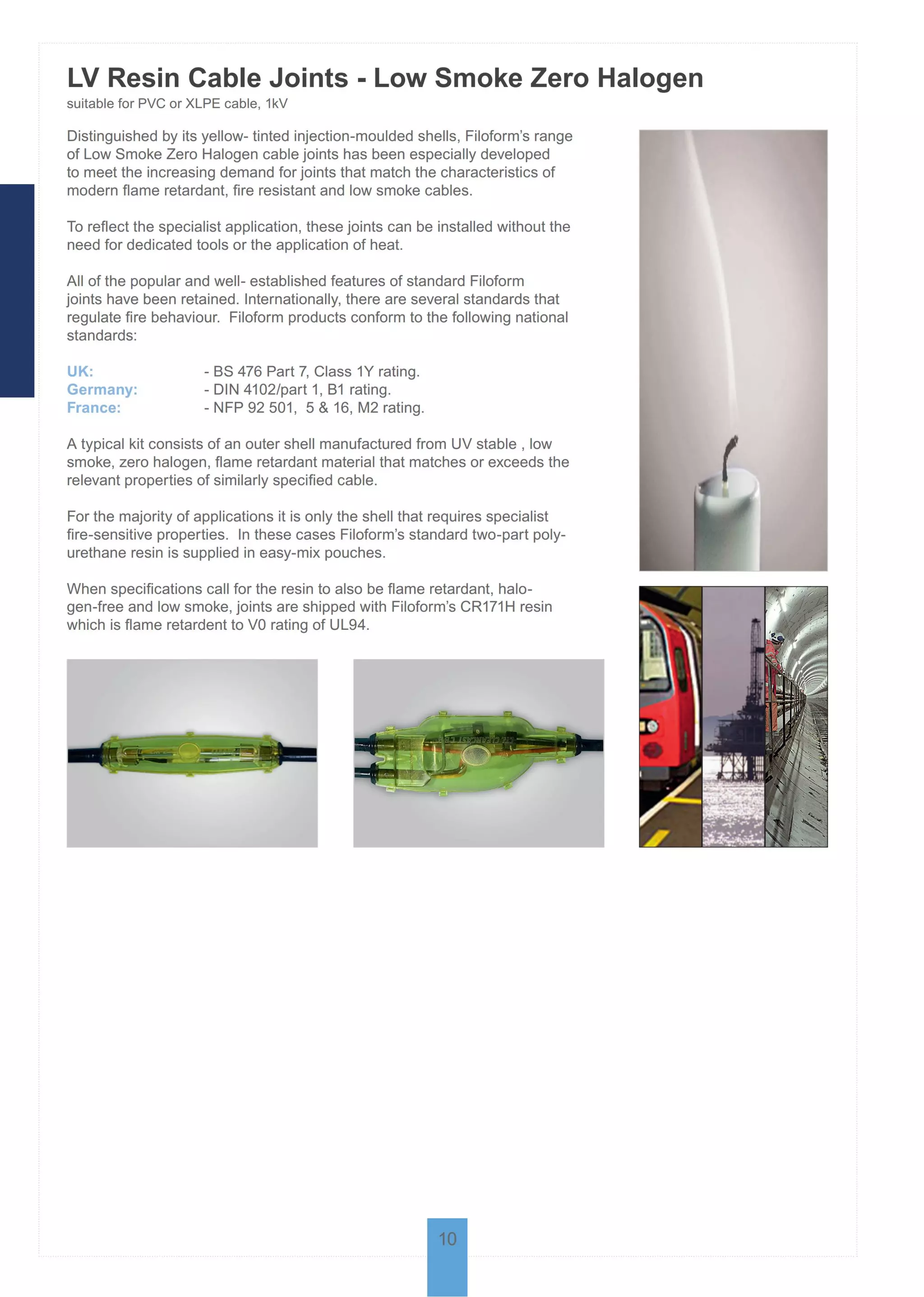 Filoform Cable Joints - Cast Resin Cable Jointing Kits | PDF