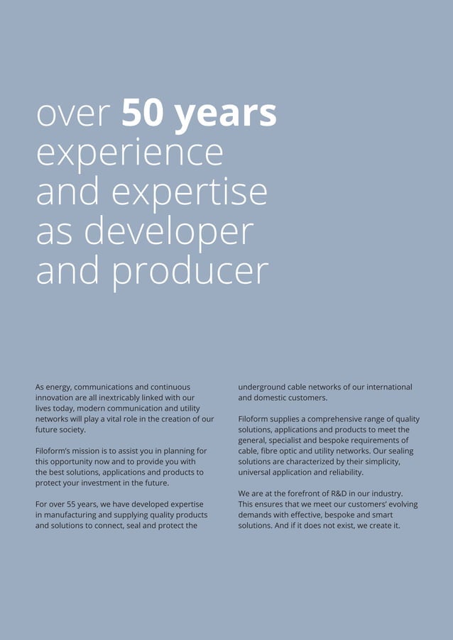 Filoform duct sealing systems flyer v2016 | PDF