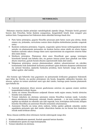 Filosofiaren historia: programazioa (luzea) | DOC