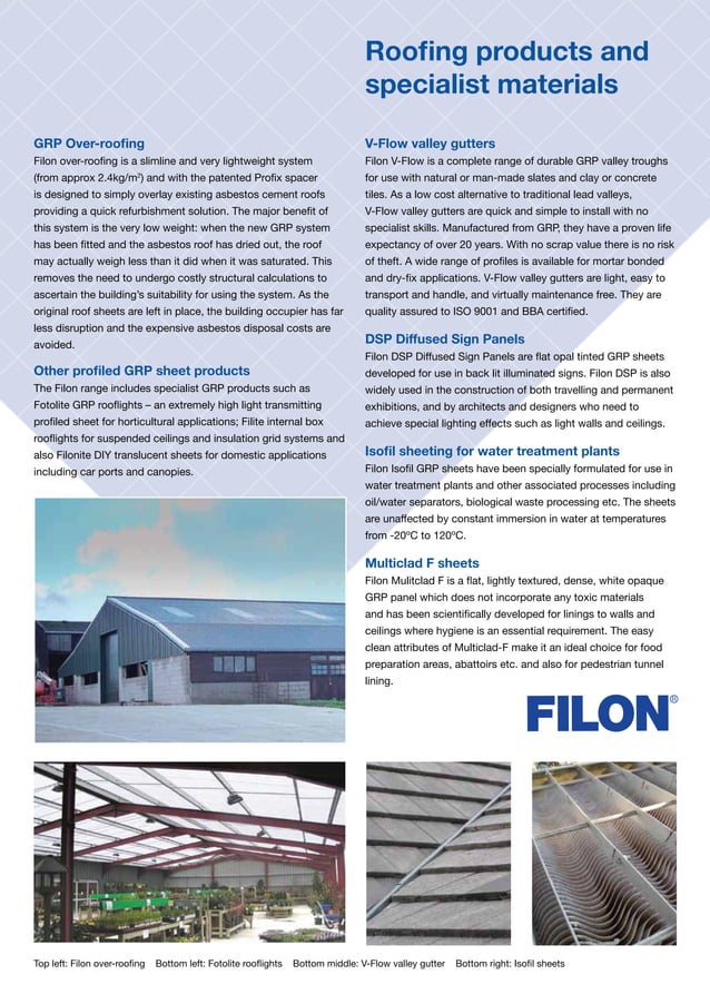 Filon overview brochure_09_2015 | PDF