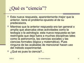 Filosofía de la ciencia | PPT | Science