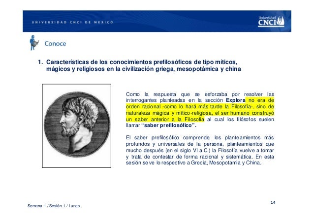 Que Es El Conocimiento Prefilosofico Mitico - Descargar Manual
