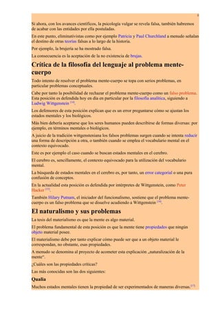 Filosofia de la mente | DOC
