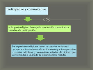 lenguaje religioso | PPTX