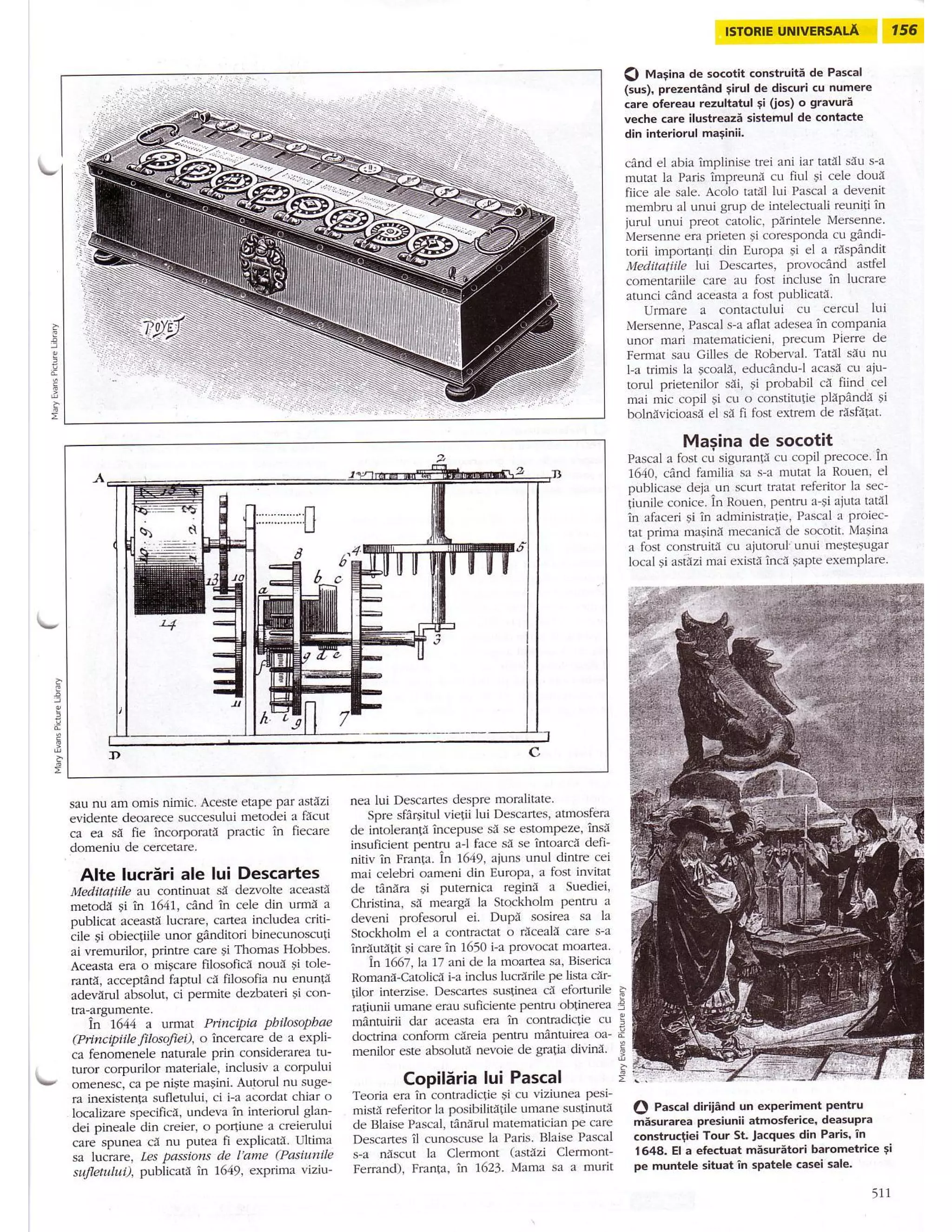 Filosofia in sec 18 descartes si pascal | PDF
