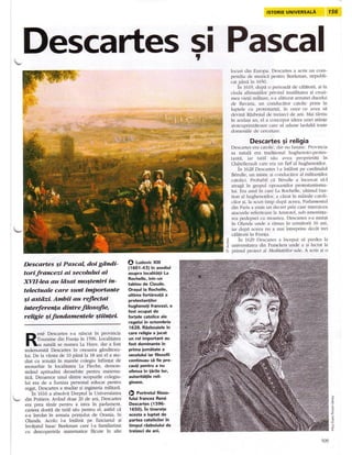 Filosofia in sec 18 descartes si pascal | PDF