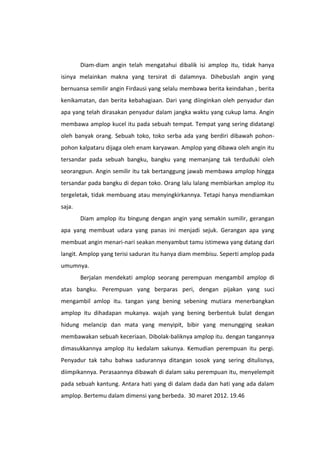 Filosofi amplop | DOCX