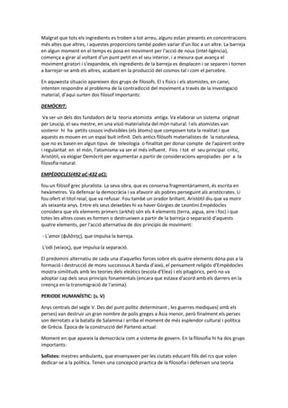 Filosofia presocratica i socratica | PDF