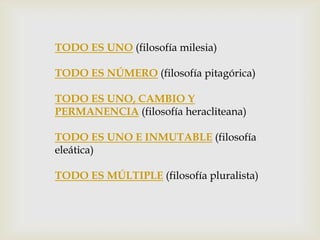 Filosofia presocratica | PPTX