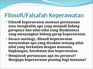 Filosofi Keperawatan STIKes Muhammadiyah Pringsewu.ppt