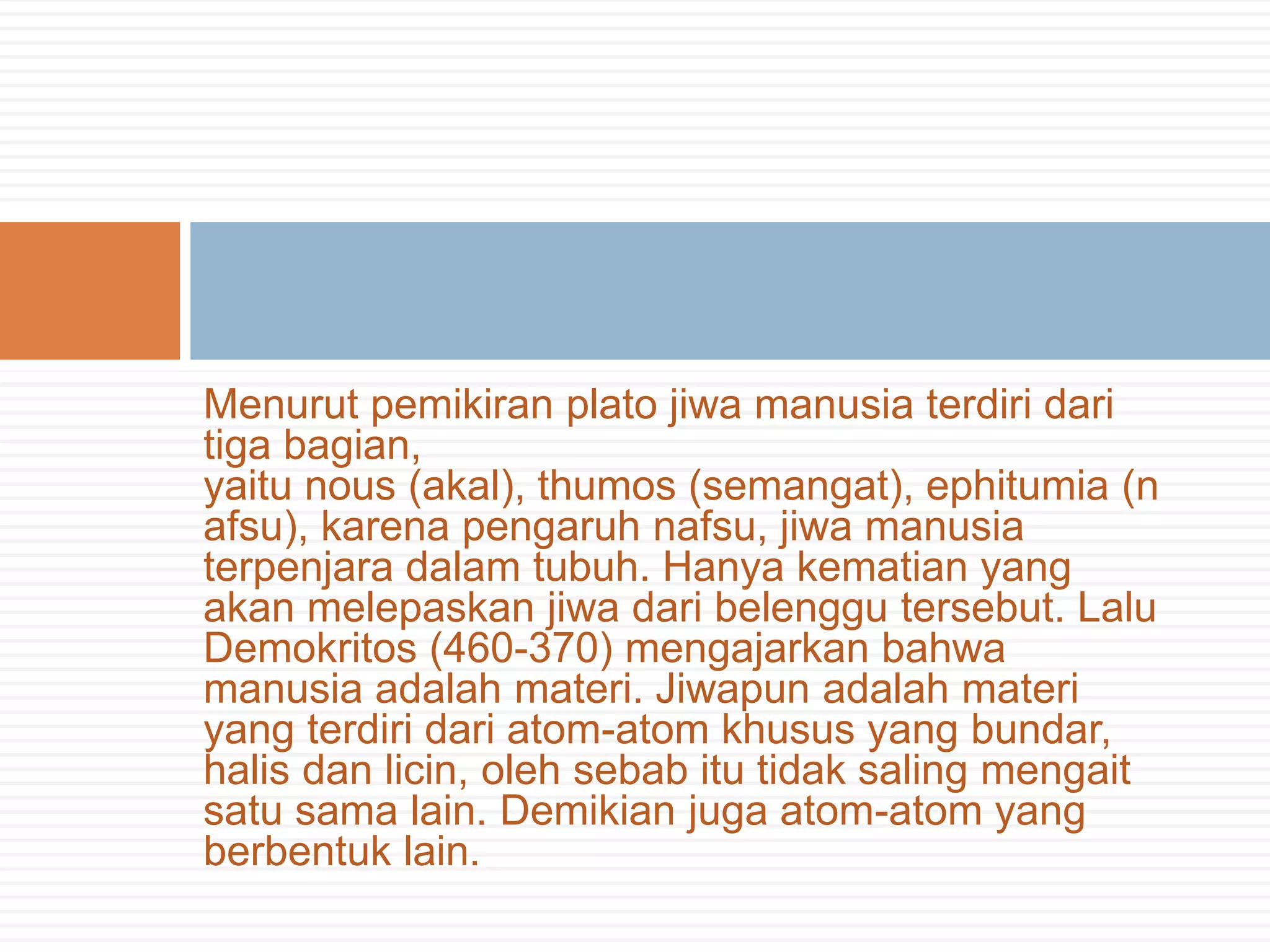 Filosofi manusia | PPTX
