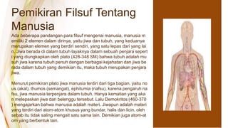 Filosofi manusia | PPTX
