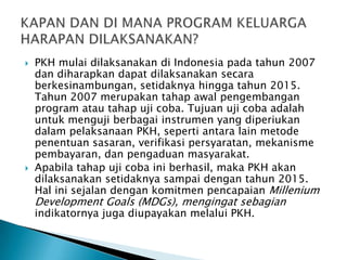Filosofi program keluarga harapan | PPT