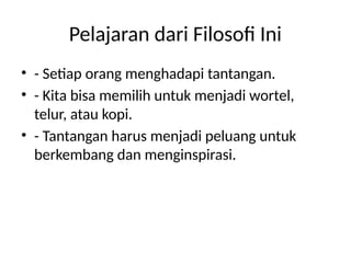 Filosofi_Wortel_Telur_Kopi kopi kopi kopi | PPT