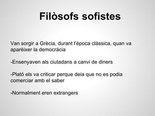 Filosofs | PPT