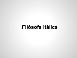 Filosofs | PPT