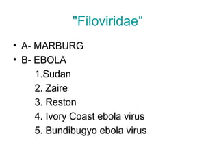 Filoviridae | PPT