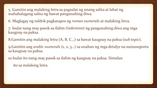 Retorika: Pagsulat | PPTX