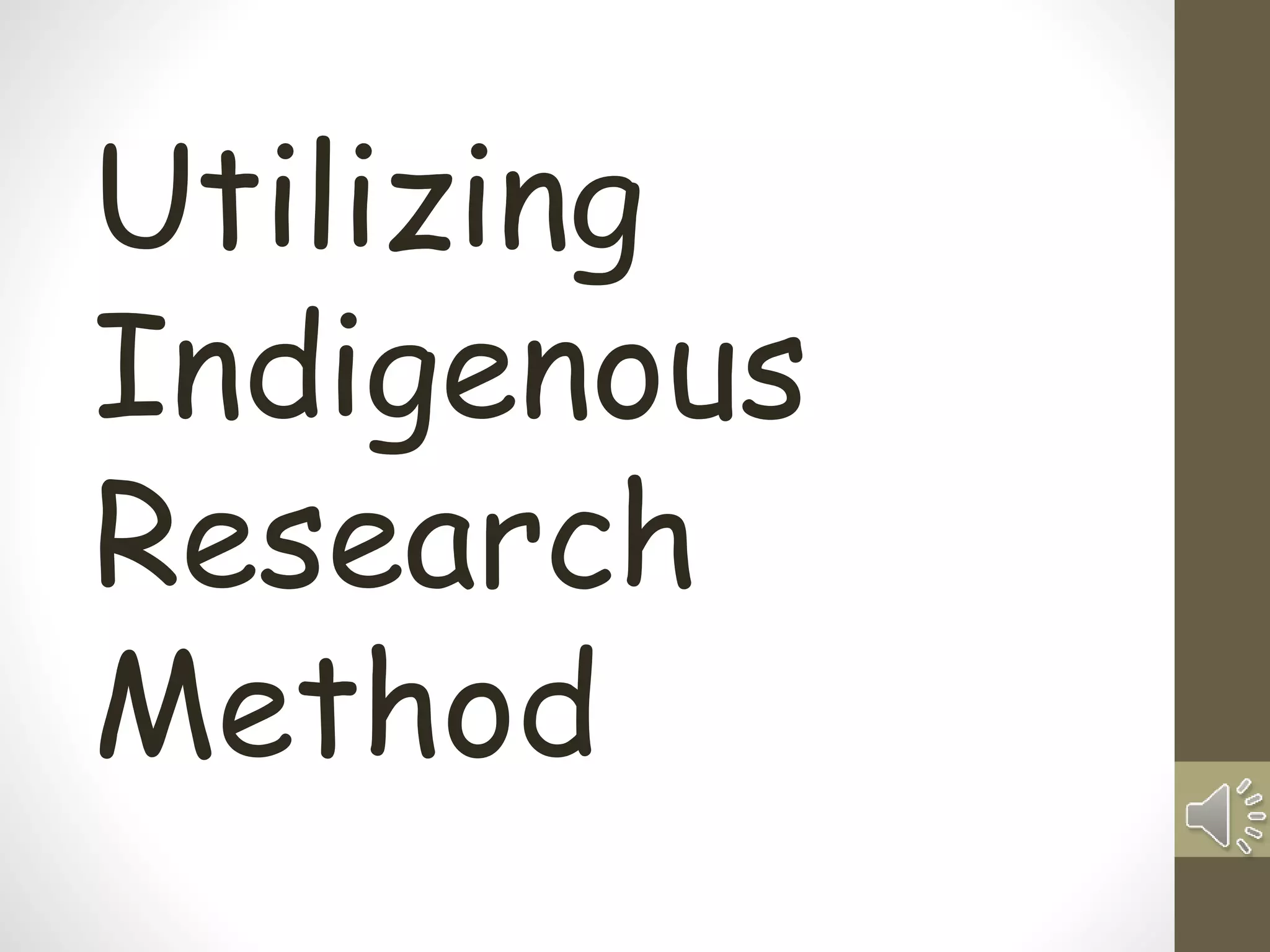 Collective Indigenous Method Piling Piling Hwebes | PPTX