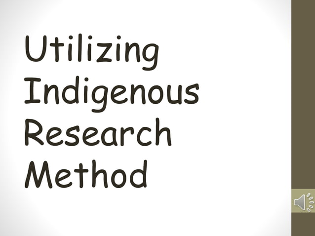 Collective Indigenous Method Piling Piling Hwebes | PPTX