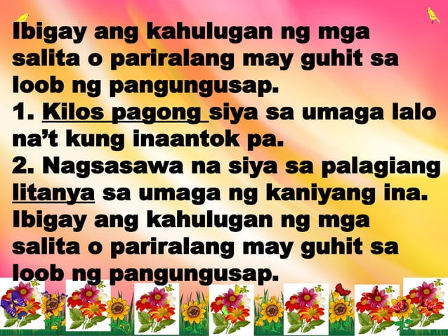 FILIPINO SIX QUARTER 1 WEEK 6 DAY 1.pptx
