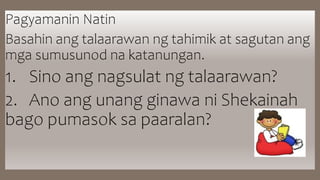 filq3w3day1-pagsagot sa mga tanong sa binasang talaarawan.pptx