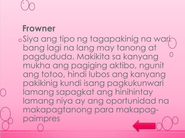 Mga Uri ng Tagapakinig | PPTX