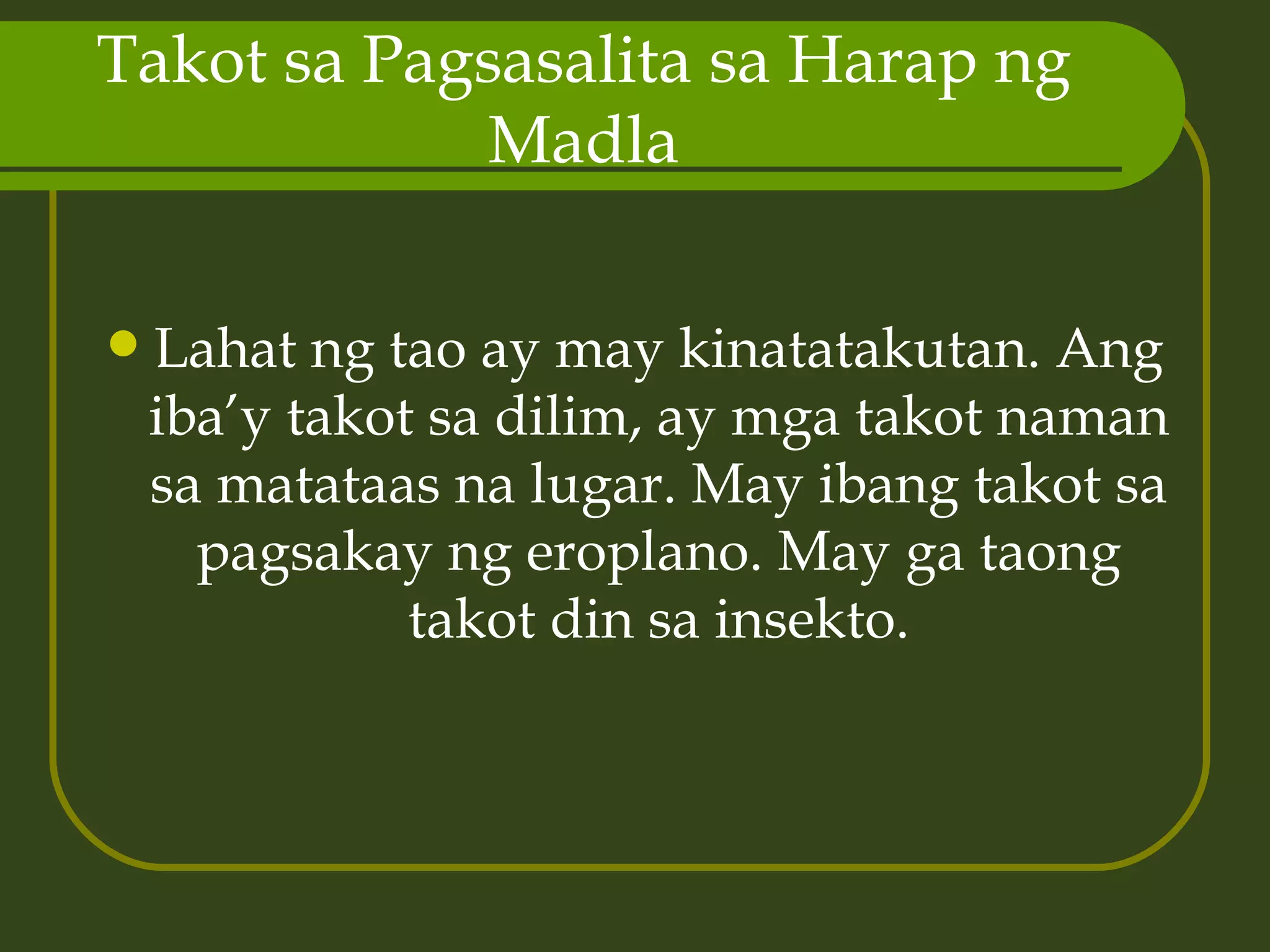 PAGSASALITA | PPT