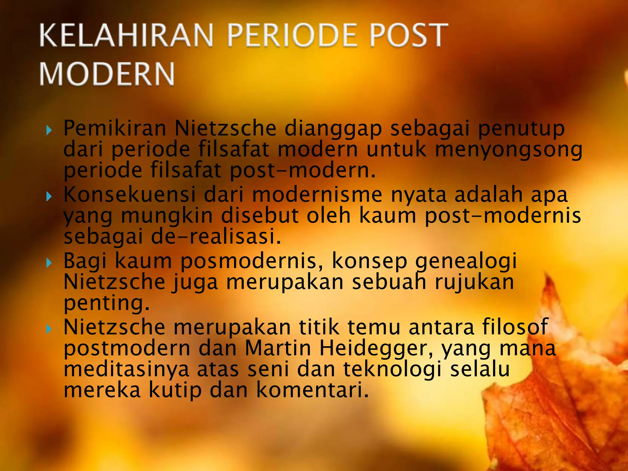 FILSAFAT PASCA MODERN | PPTX