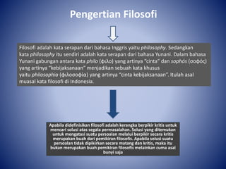 Filsafat | PPTX