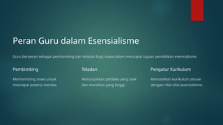 Aliran Filsafat Pendidikan Esensialisme.pptx
