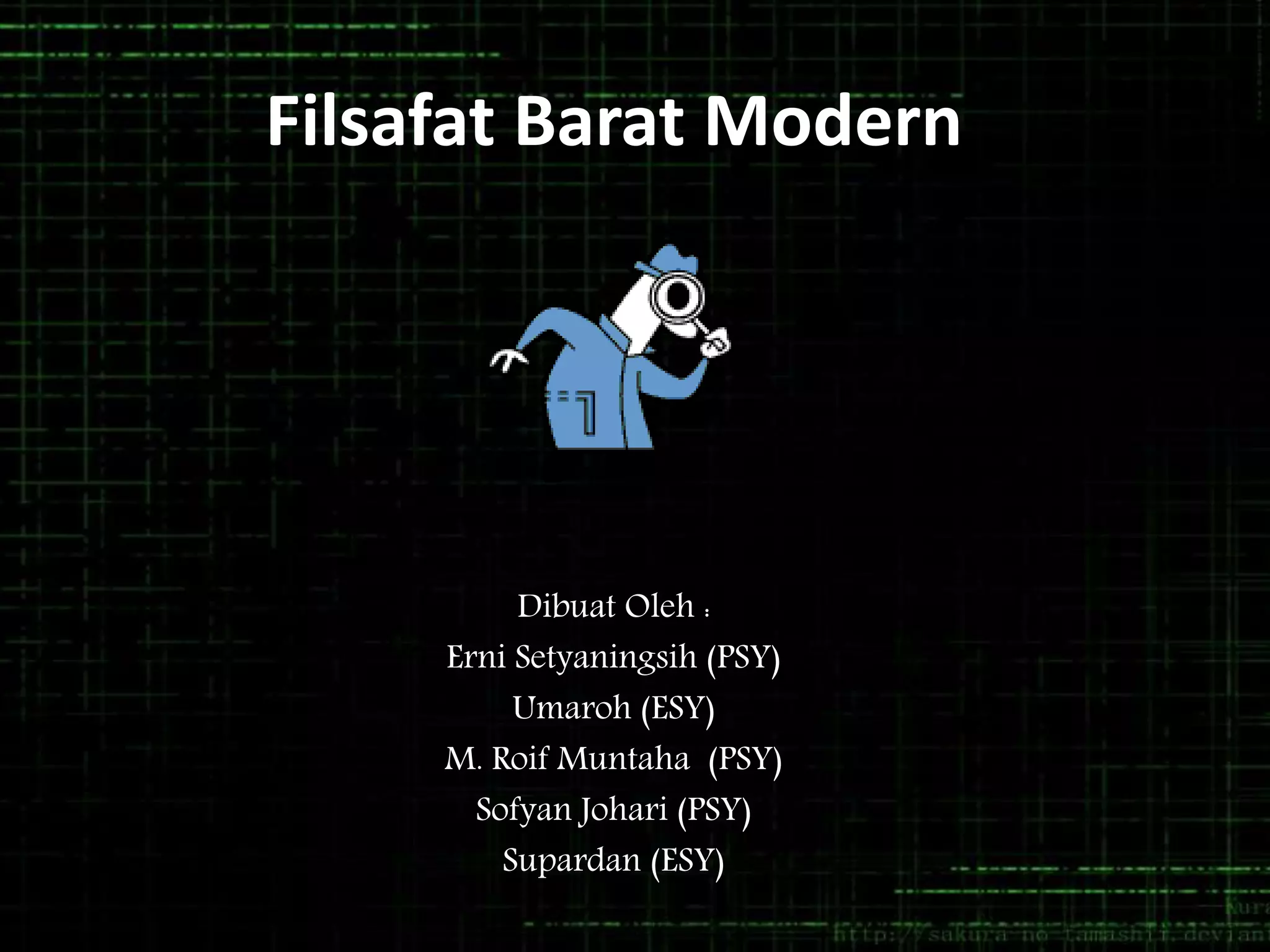 Sejarah Filsafat Barat Modern | PPTX