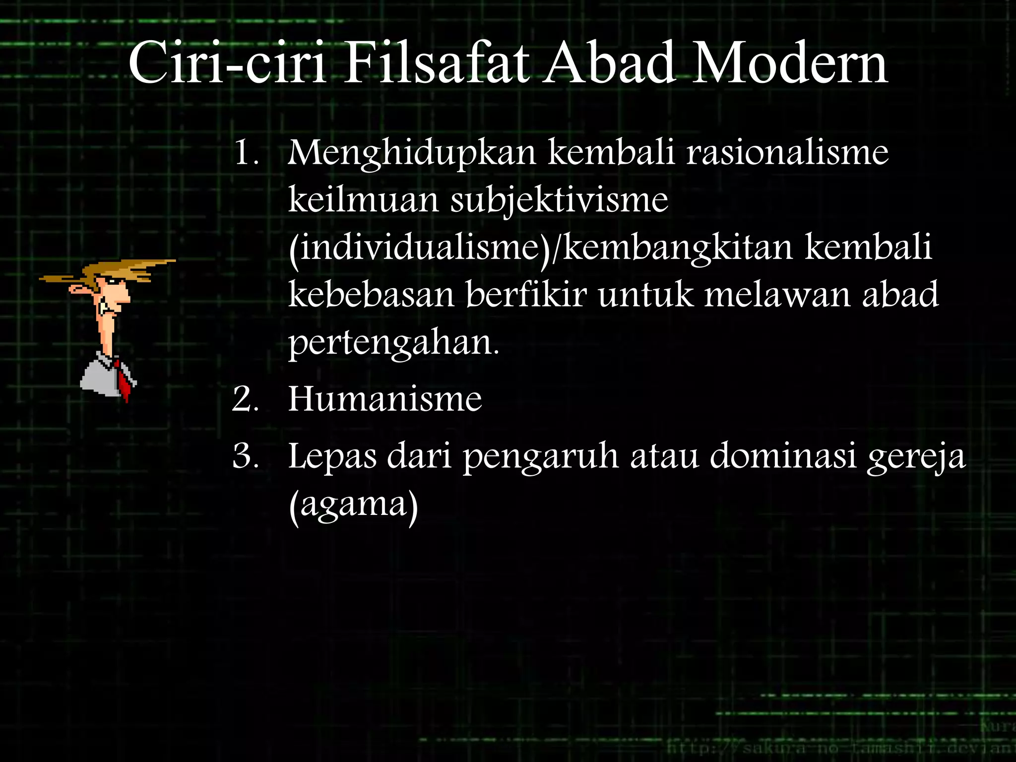 Sejarah Filsafat Barat Modern | PPTX