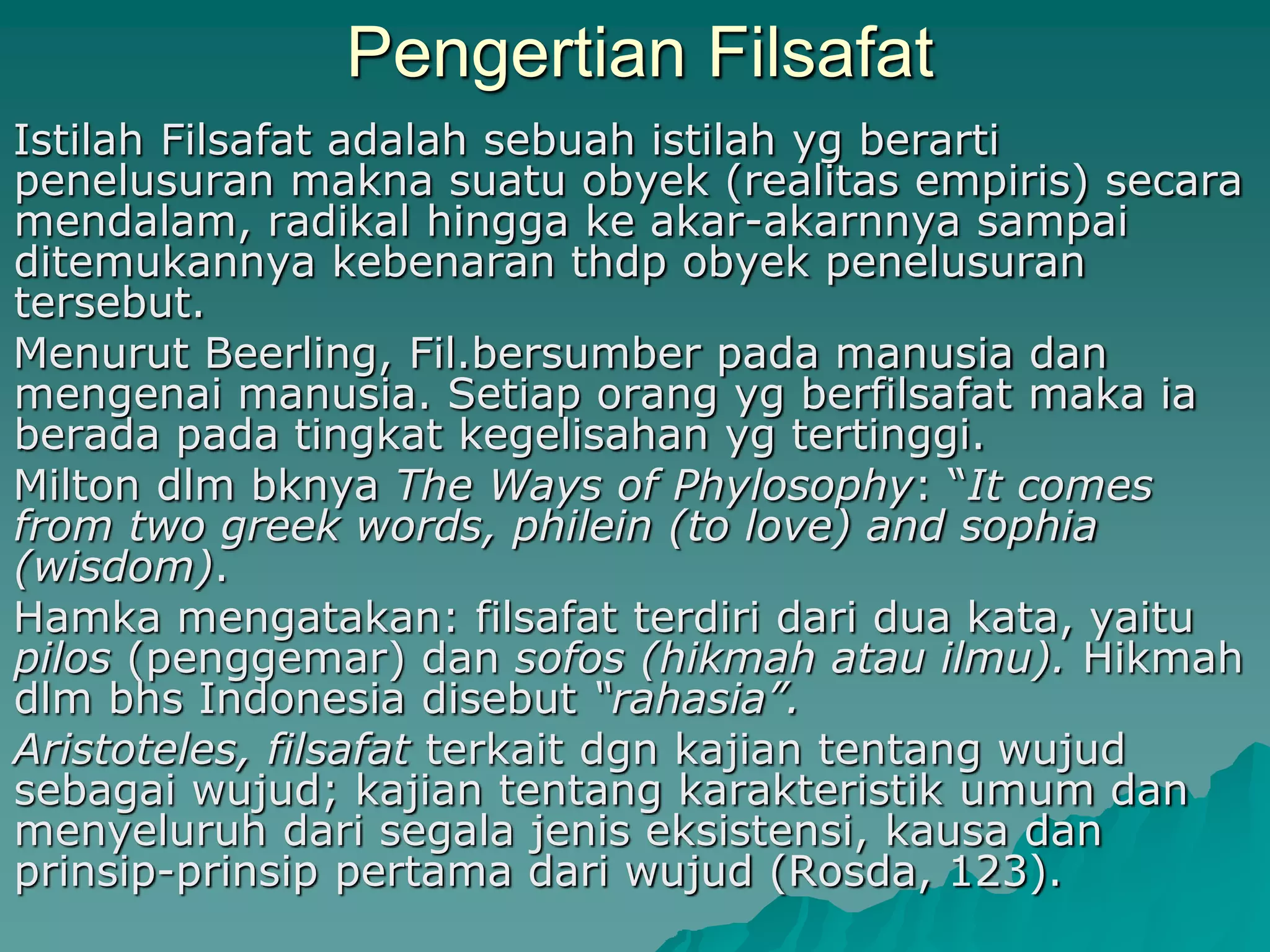 Filsafat hukum | PPT