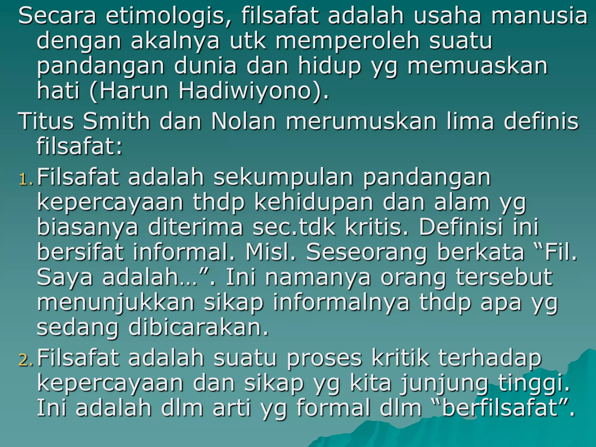 Filsafat hukum | PPT