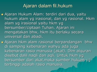 Filsafat hukum | PPT