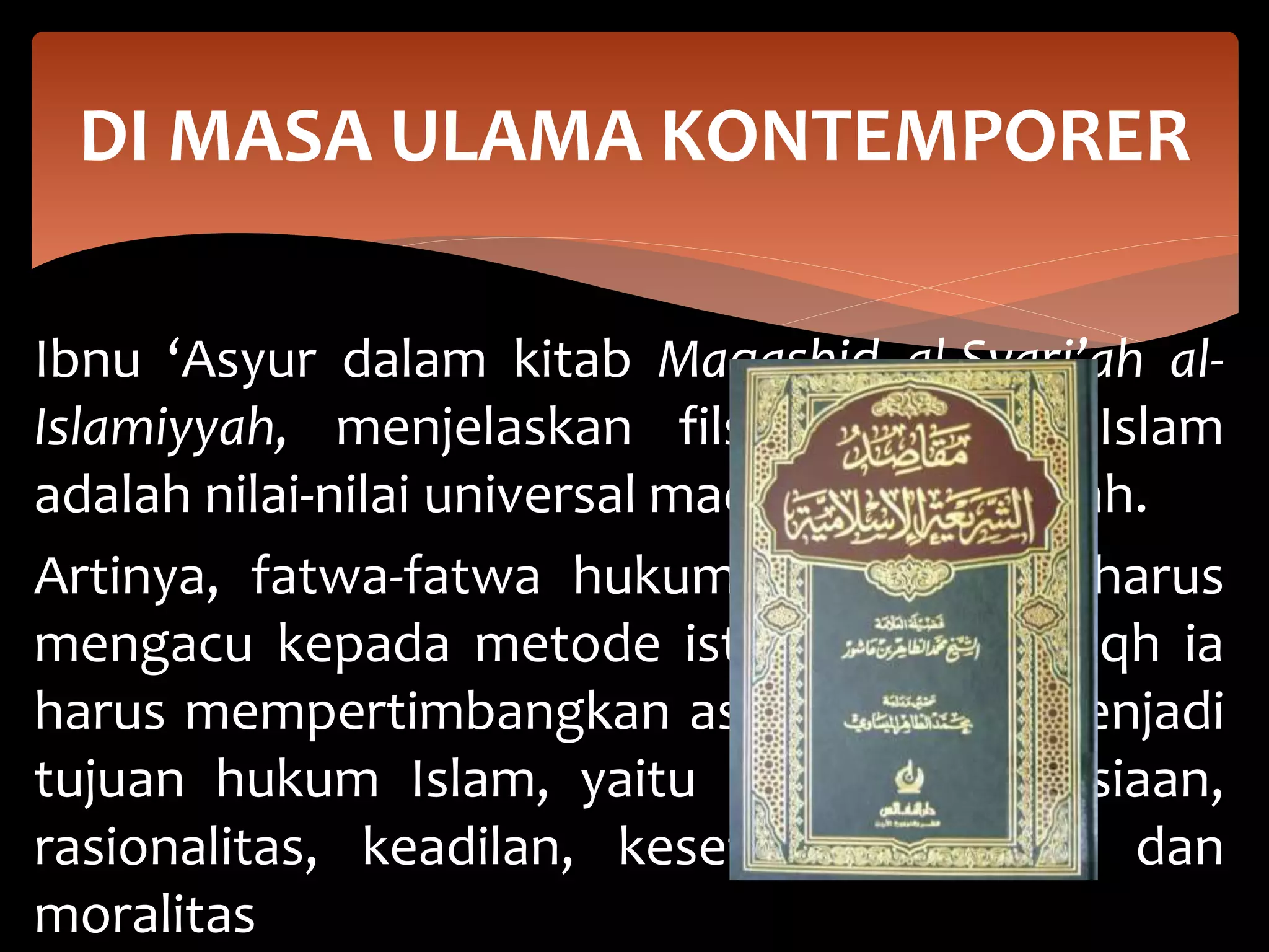 Filsafat hukum islam di masa ulama klasik dan | PPTX