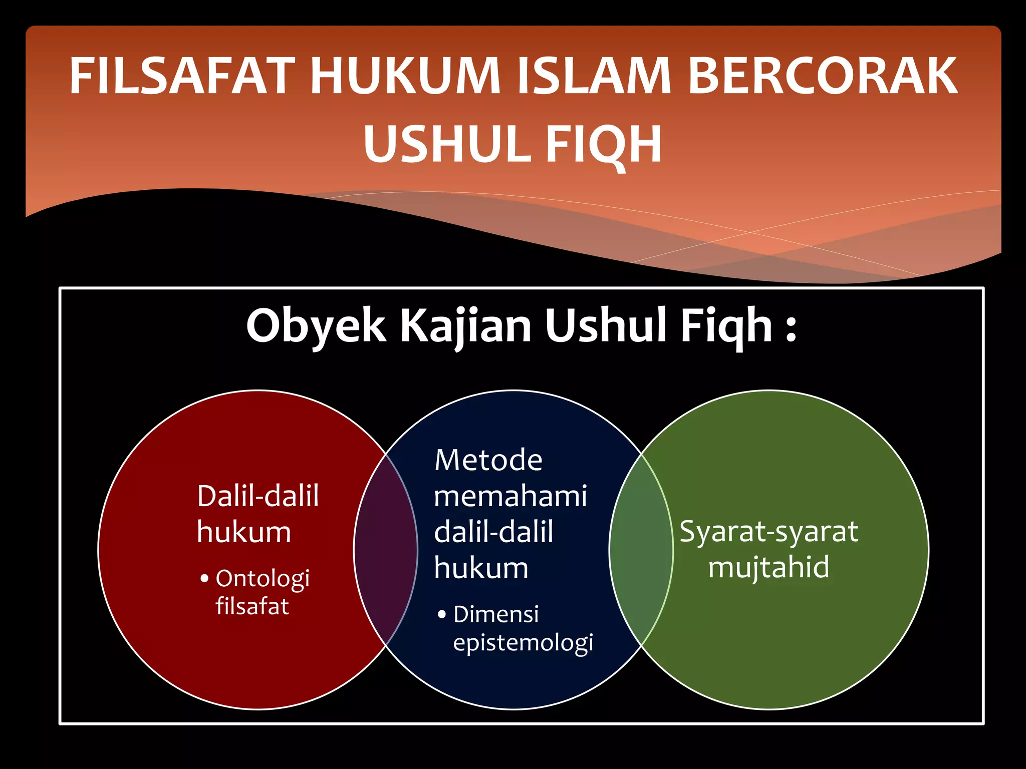 Filsafat hukum islam di masa ulama klasik dan | PPTX