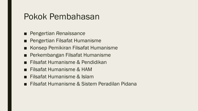 Filsafat humanisme dan perkembangannya | PDF
