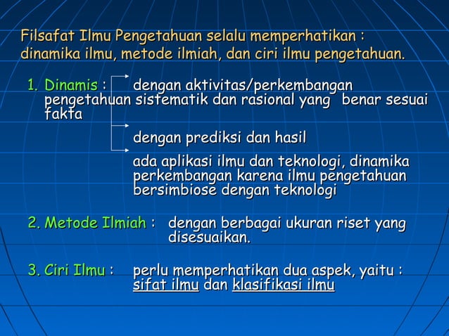Filsafat ilmu | PPT