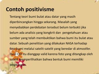 Filsafat ilmu | PPTX