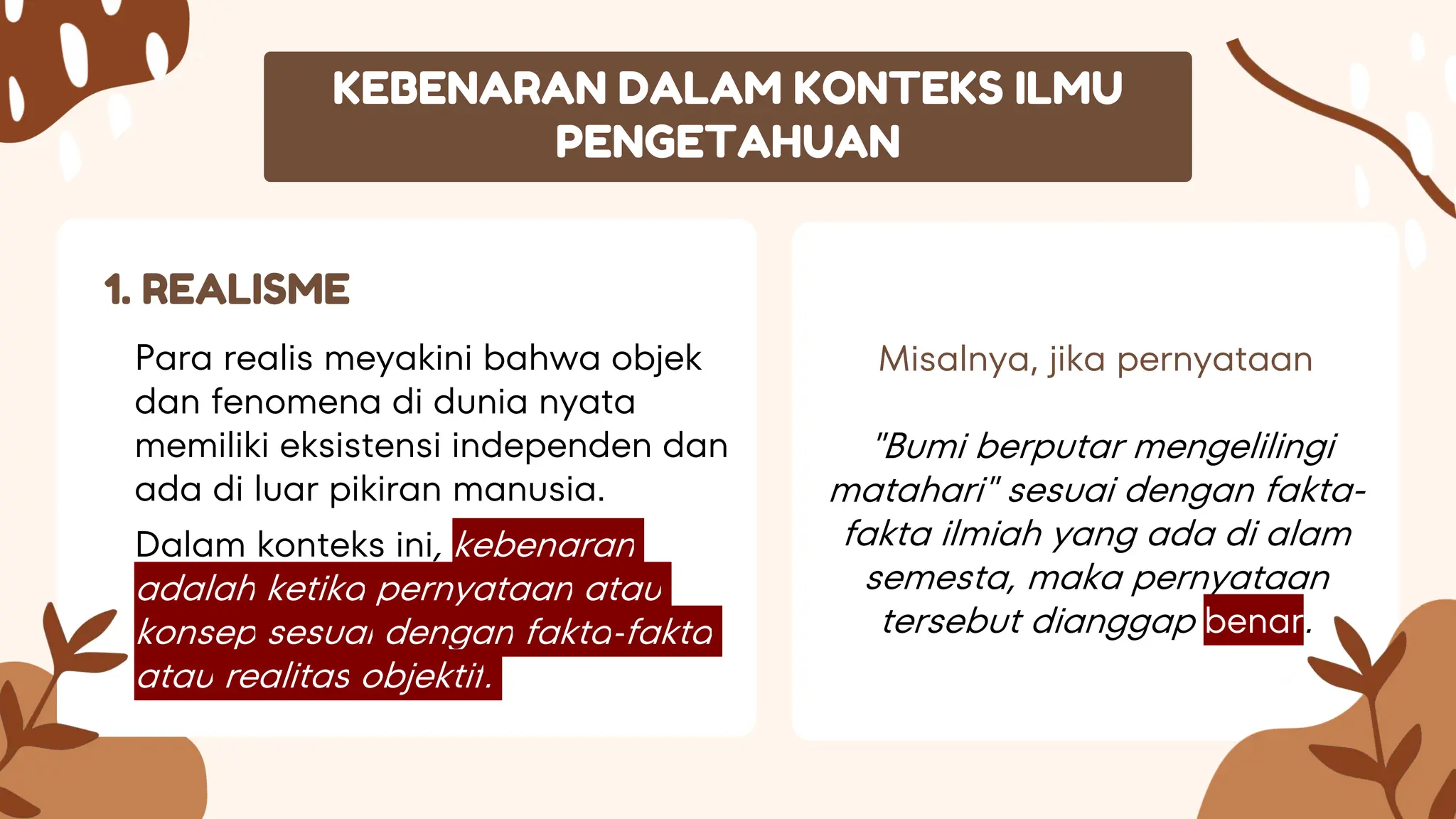 FILSAFAT ILMU - TENTANG KEBENARAN.pptx
