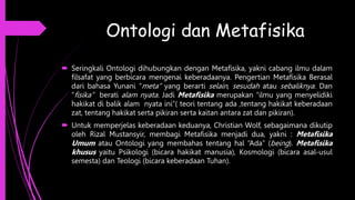 presentasi powerpoint tentang ilmu filsafat | PPTX