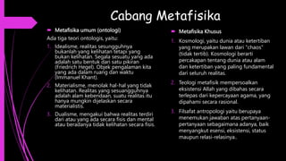 presentasi powerpoint tentang ilmu filsafat | PPTX
