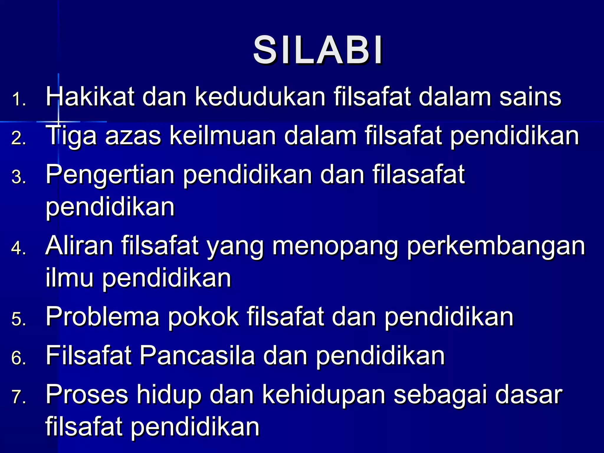 Filsafat pend | PPT